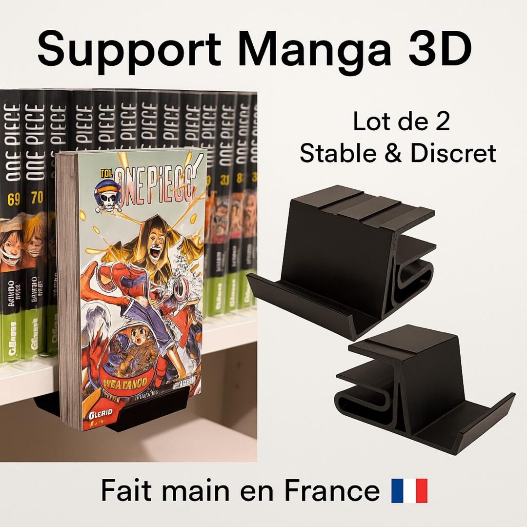 Support pour manga et livres minimaliste pour bibliothèque – Impression ...
