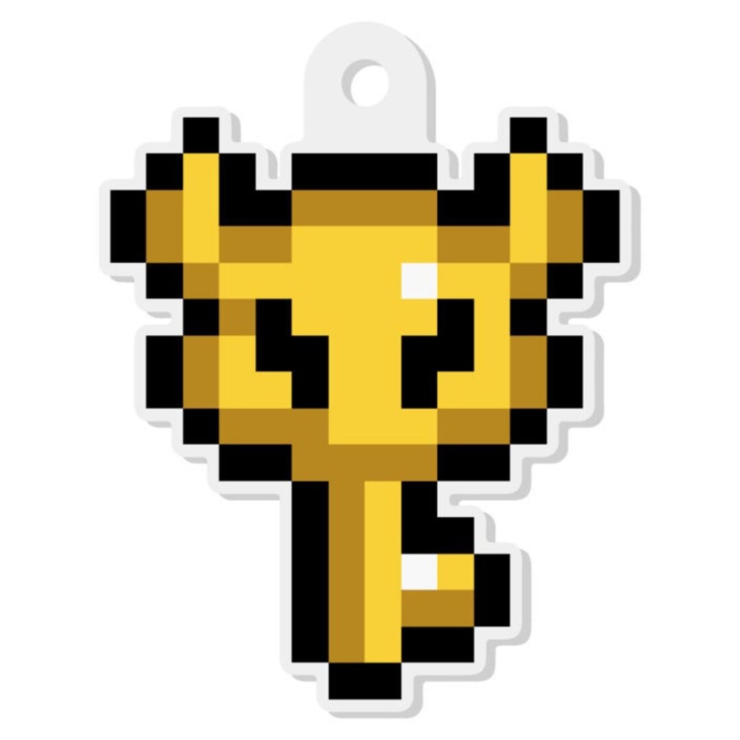 The Big Key | Legend of Zelda Acrylic Key Charm Keychain - Etsy