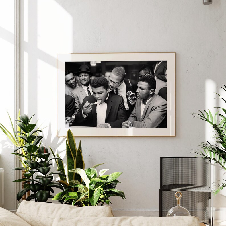 Muhammad Ali and Malcolm X, Photography Prints, Muhammed Ali Poster ...