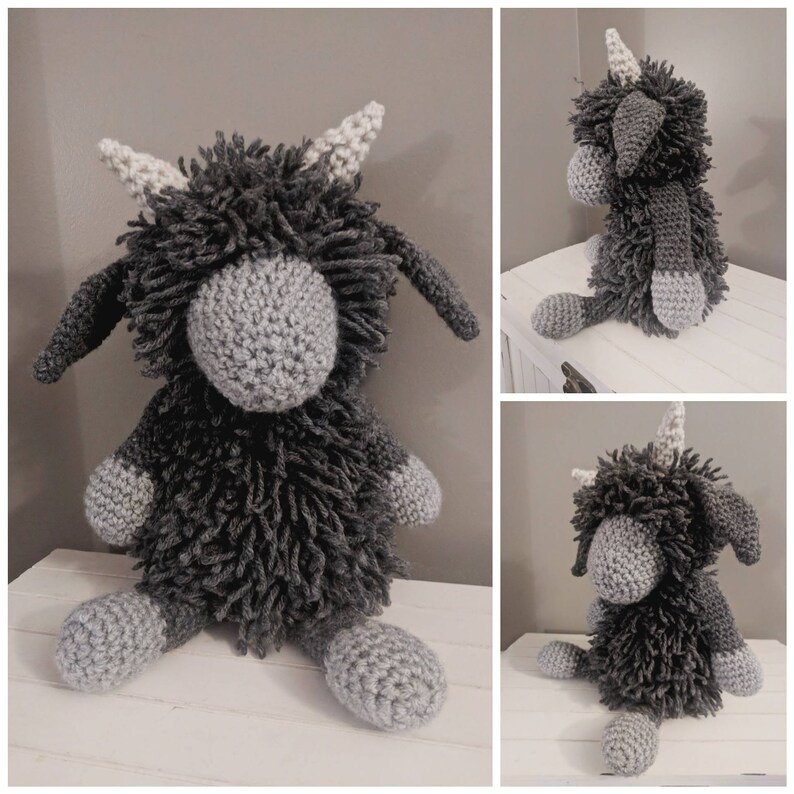 Gary the Goat Crochet Goat Stuffed Animal - Etsy