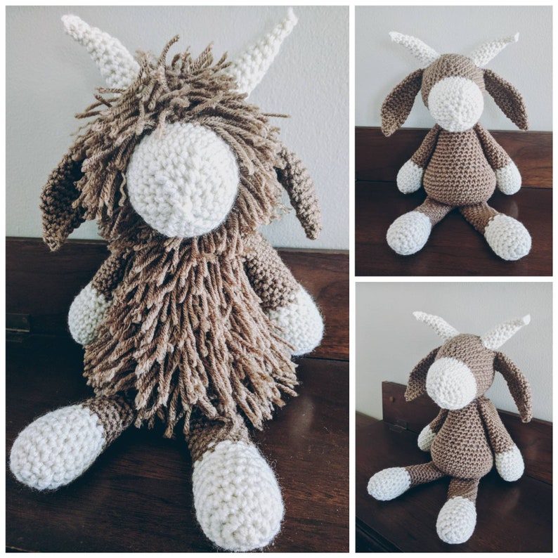 Gary the Goat Crochet Goat Stuffed Animal - Etsy