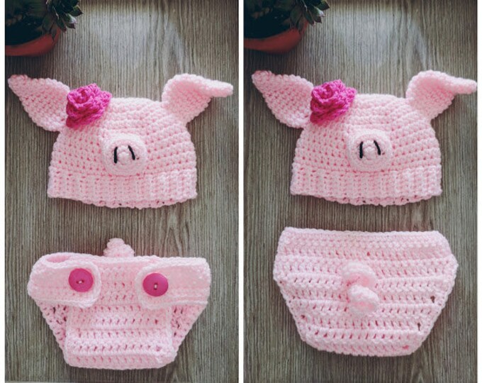 Newborn Baby Pig Outfit - Etsy