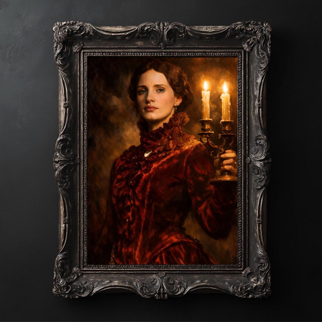 Crimson Peak Movie Lady Lucille Sharpe Painting (digital Download) - Etsy
