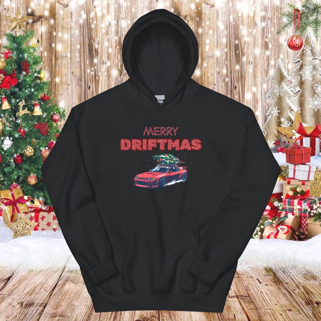 JDM Drift Car Christmas Tree Hoodie – Merry Driftmas Gift - Etsy