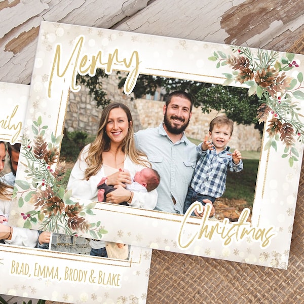 Rustic Holiday Cards - Etsy