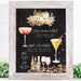 Fall Signature Drinks Sign, Autumn Signature Cocktails Template ...