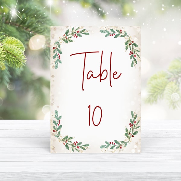 Printables Table Numbers - Etsy