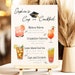 Graduation Signature Drink Template, Graduation Party Cocktail Sign ...