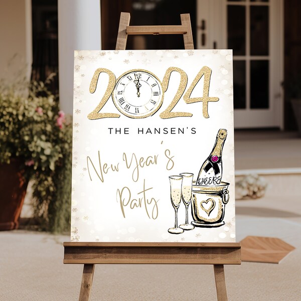 New Year Sign - Etsy