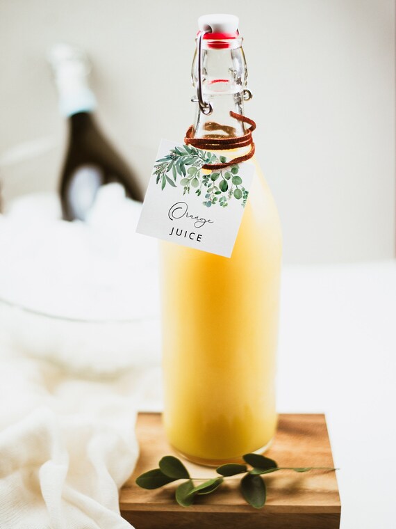 Mimosa Juice Label, Mom-osa Juice Label, Printable Mimosa Bar Tags ...