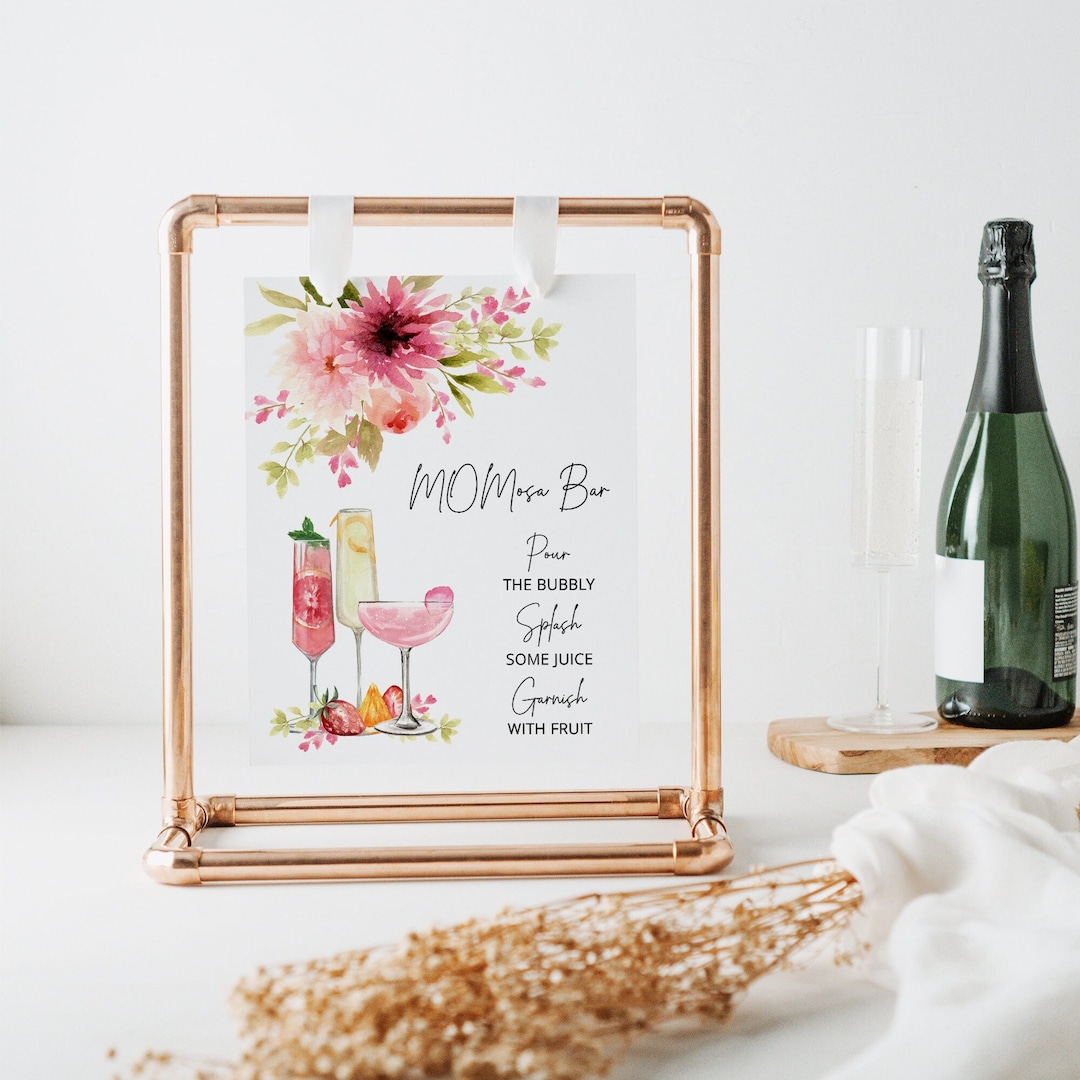 Momosa Bar Sign Download, Printable Momosa Sign, Moms and Mimosa ...