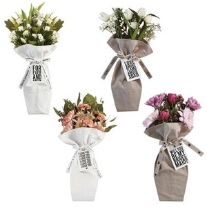 Flower Bouquet Bag, Love Flower Bouquet Bag, Gift for Her Flower ...