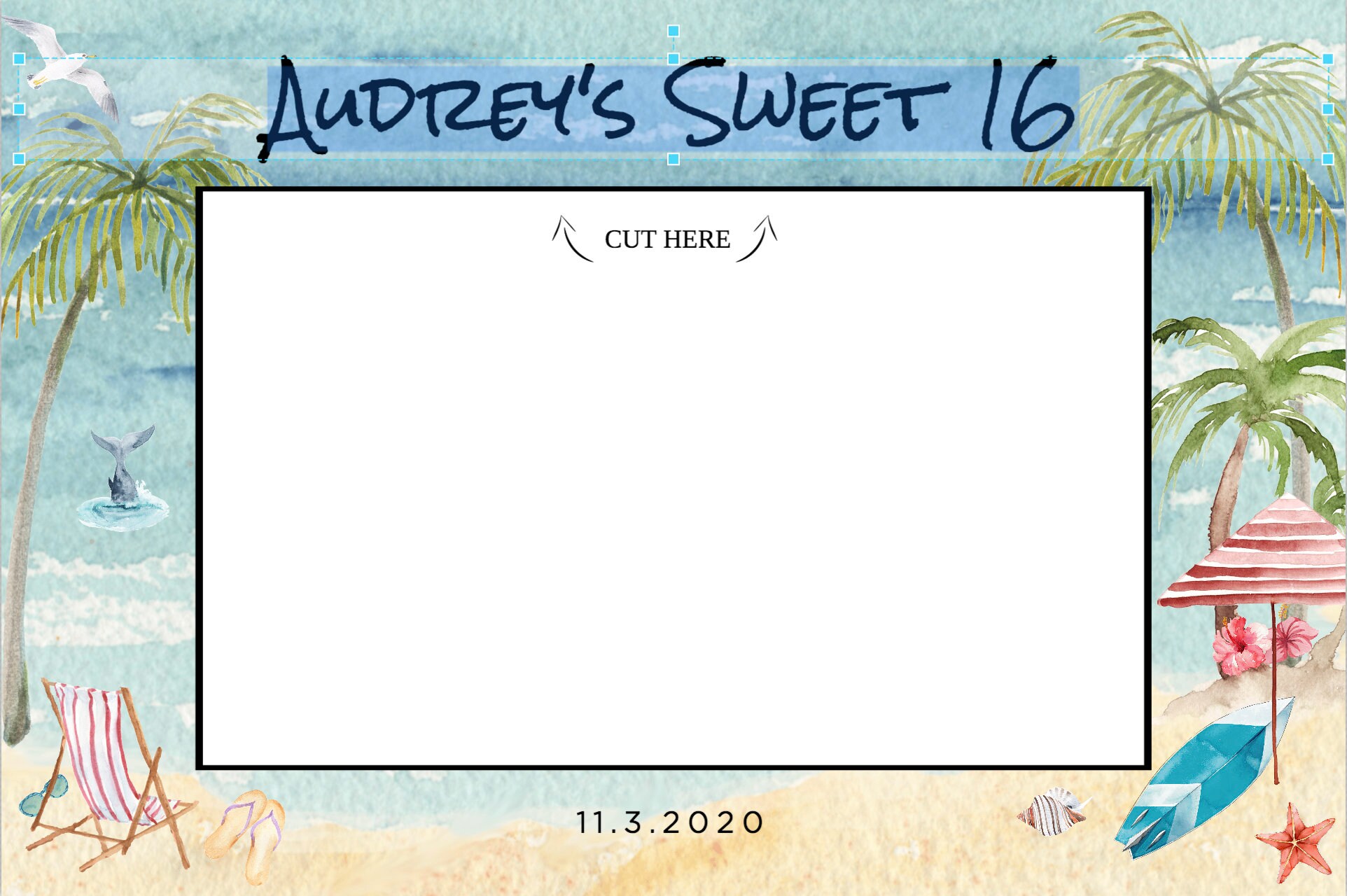 Beach Borders And Frames