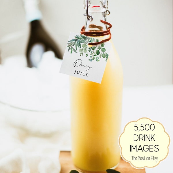 Mimosa Tags - Etsy
