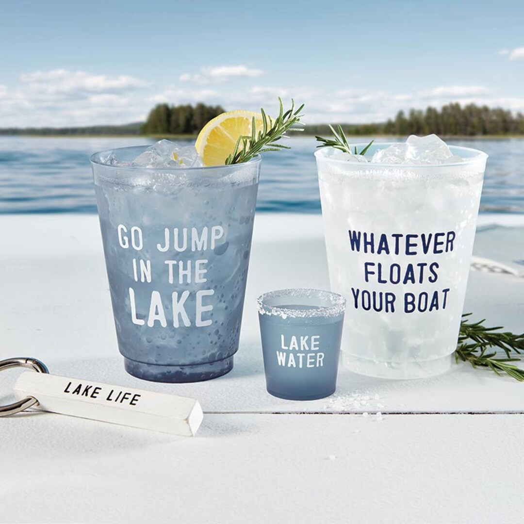 Lake House Cups, Custom Printed Lake Party Cups, Lake House Drinkware ...