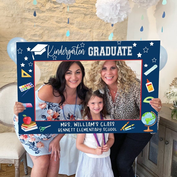 Graduation Photo Prop Frame PRINTED Ready to Use Graduation | Etsy
