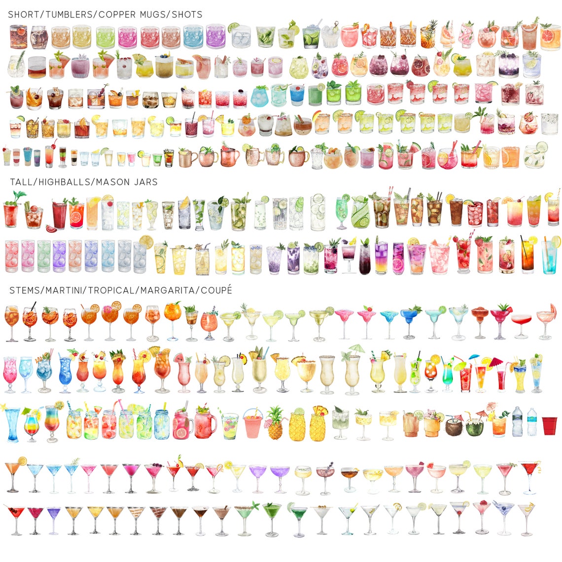 Pool Party Bar Menu Template Summer Party Drink Menu - Etsy