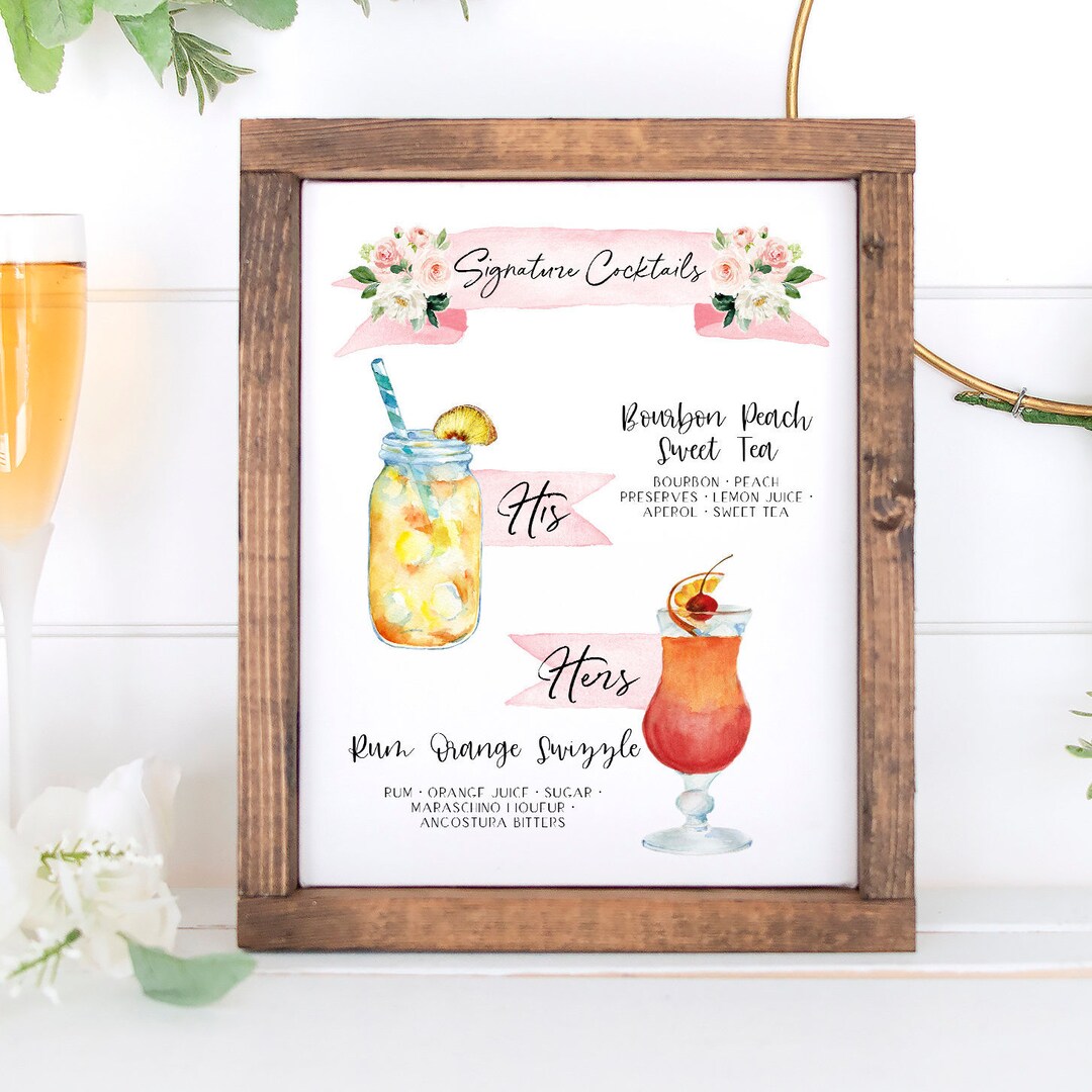 Design Your Own! 7,000+ Drink Images + Garnishes Included, Signature ...