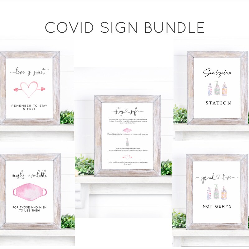 Sanitize Sign - Etsy