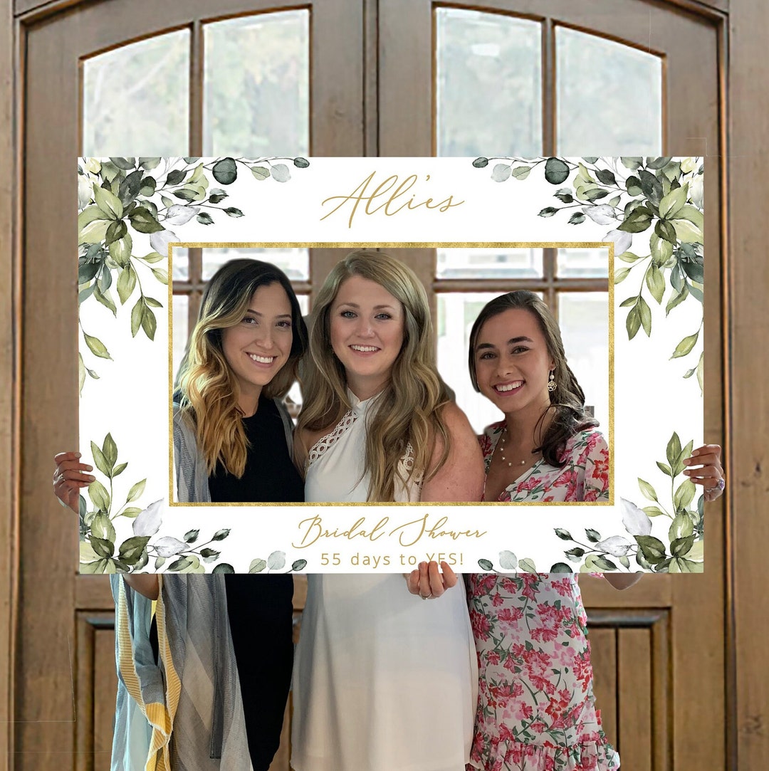 PRINTED Photo Prop Frame + Welcome Sign Bundle, Ready to Use, Boho ...