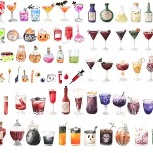 Halloween Signature Drinks Sign: Cocktail Bar Menu Template - Etsy