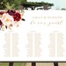 Printable Seating Chart Long Table, Banquet Seating Chart Template ...