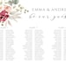 Printable Seating Chart Long Table, Banquet Seating Chart Template ...
