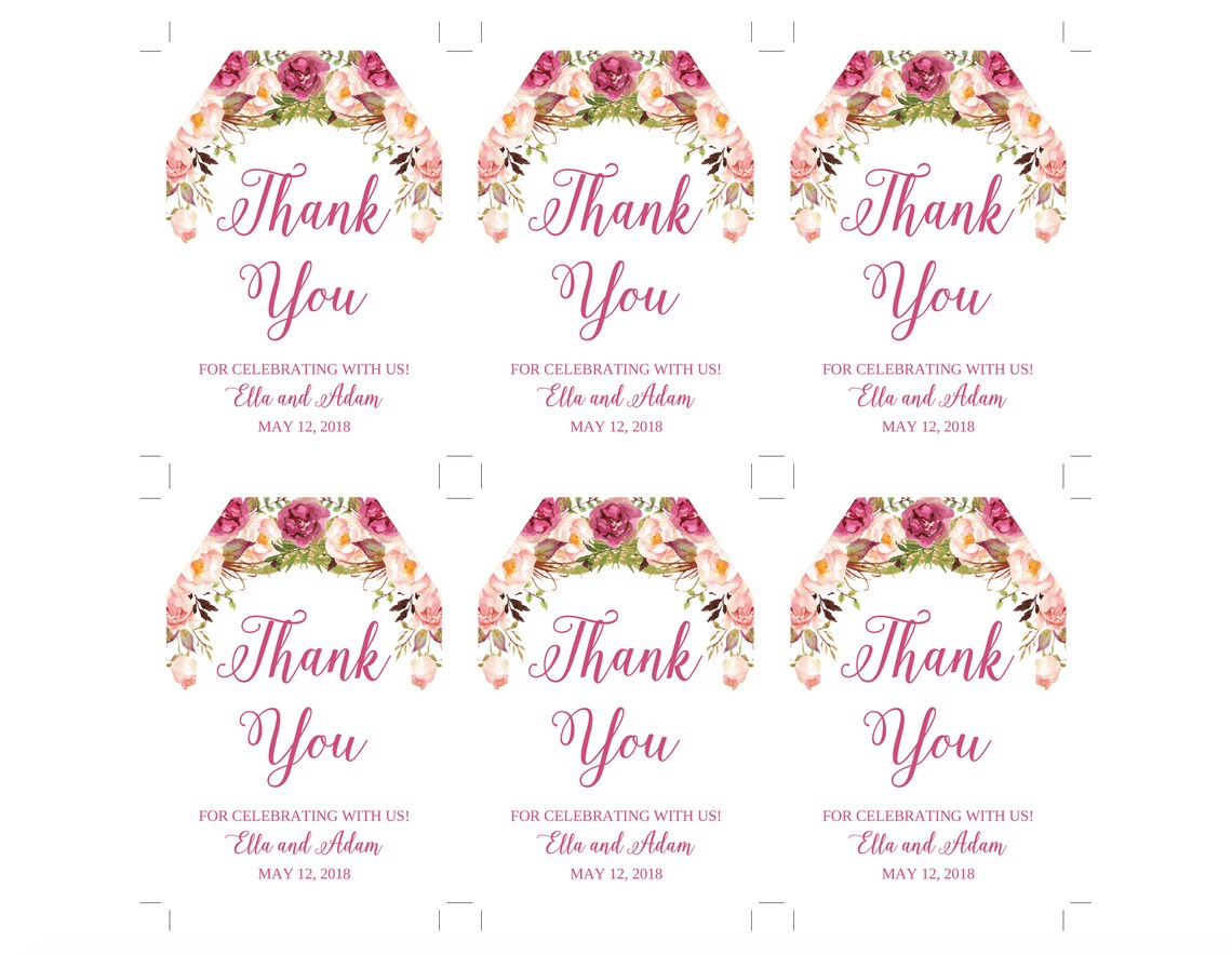 Gift Tag Template Printable Gift Tag Gift Tag Personalized - Etsy