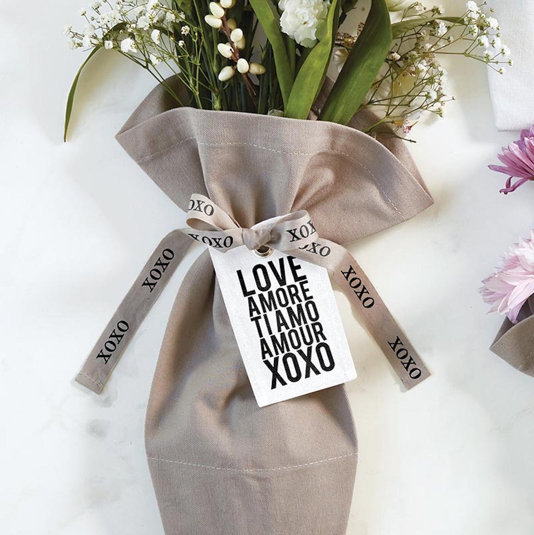 Flower Bouquet Bag, Love Flower Bouquet Bag, Gift for Her Flower ...