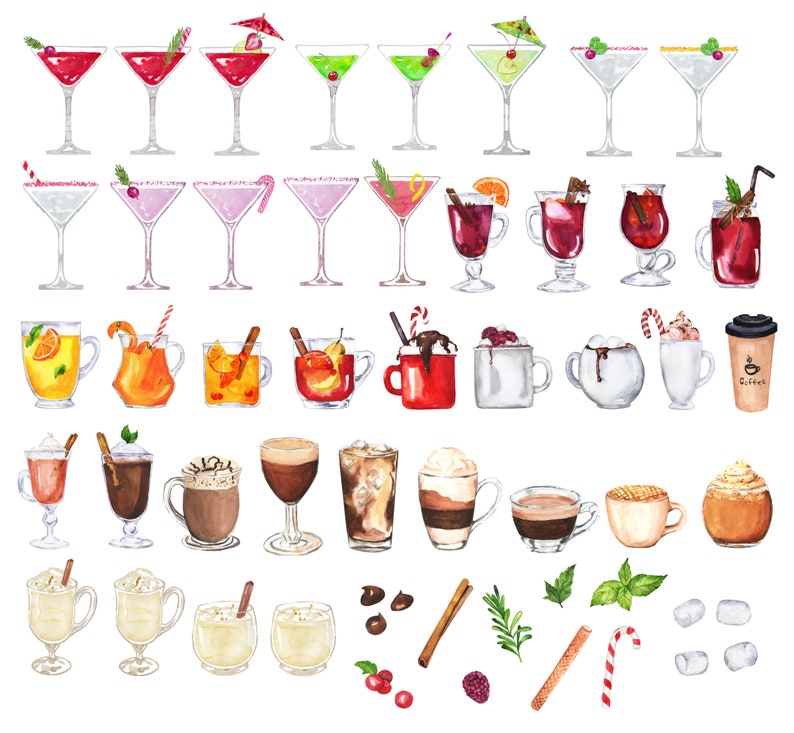 Signature Drink Template, Modern Editable Drink Menu, Minimalist ...