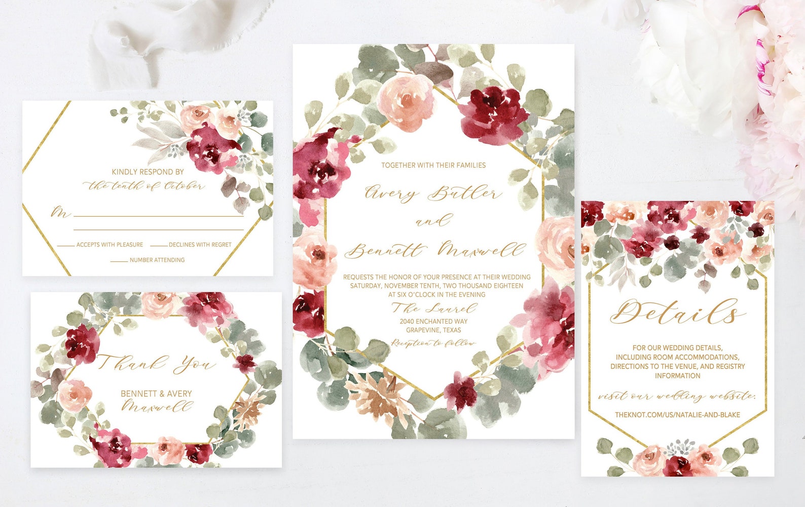 Printable Wedding Invitation Template Wedding Invitation - Etsy