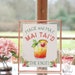 We Mai Tai'd the Knot Sign Signature Drink Mai-tai Sign - Etsy