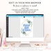 Printable Table Numbers and Reserve Signs Template Dusty Blue - Etsy