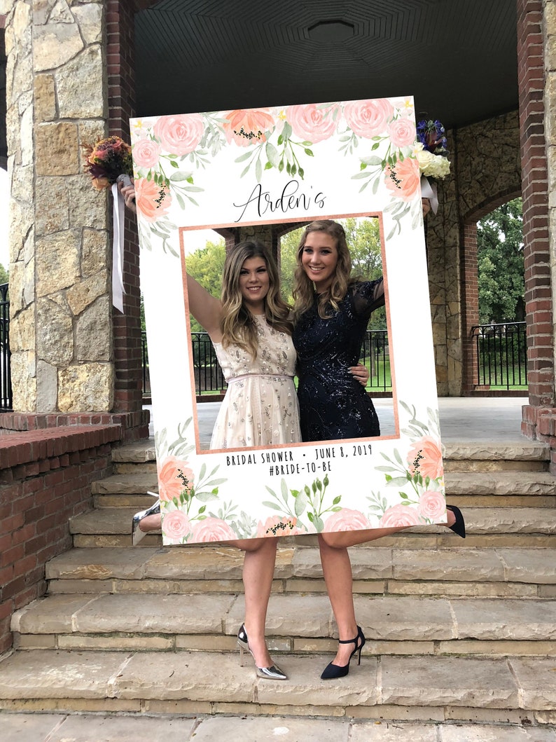 Photo Prop Frame Printable Bridal Shower Photo Prop Frame - Etsy