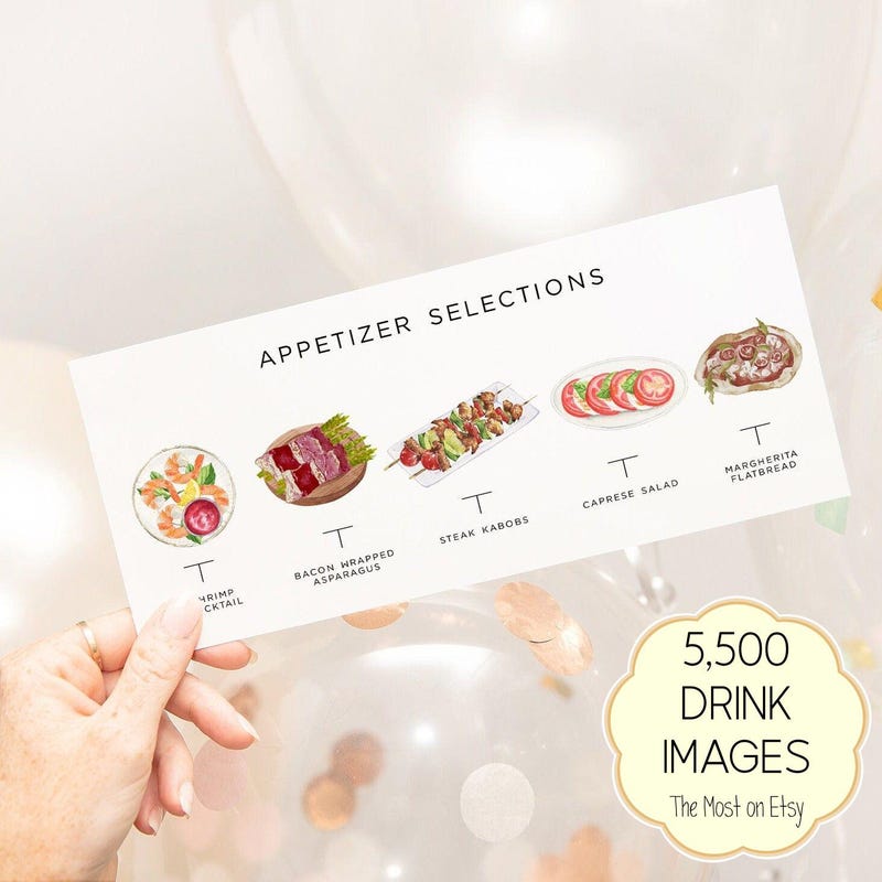 Appetizer Sign - Etsy