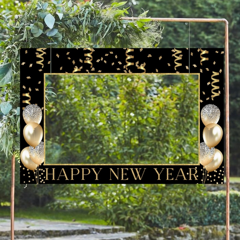 New Years Photo Frame - Etsy