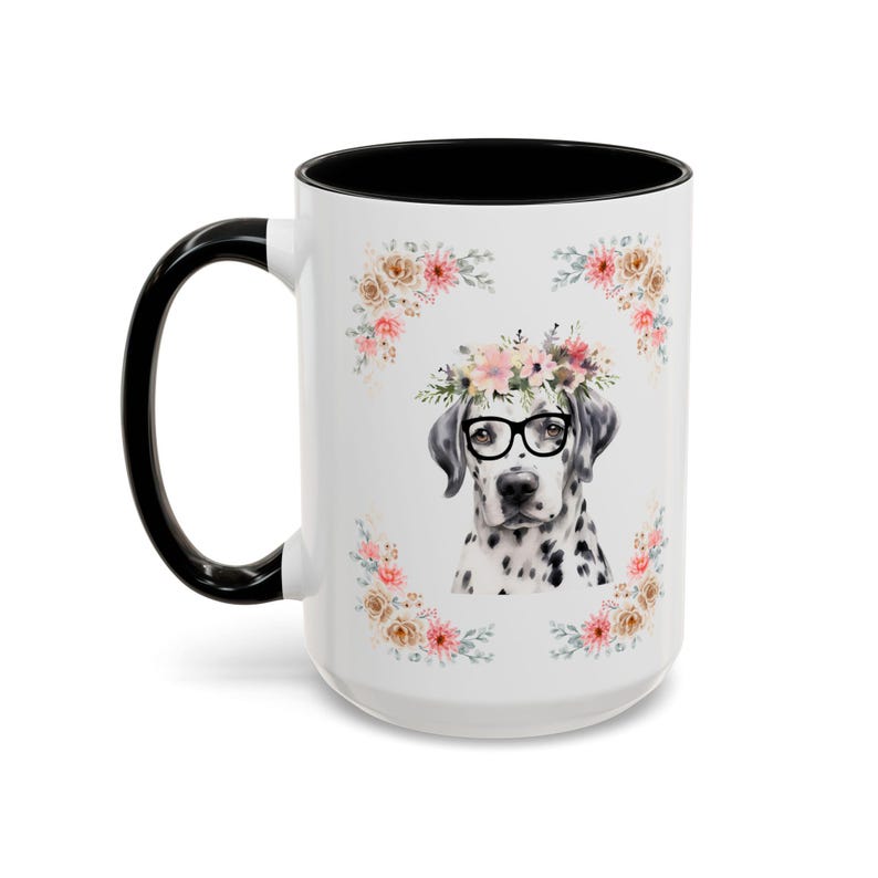 Dalmatian Dog Coffee Mug: Geeky Goddess Accent Cup, Gift for Dog Lovers ...