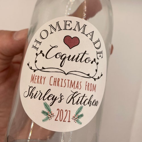 Coquito Labels holiday Personalized Holiday Gifts - Etsy