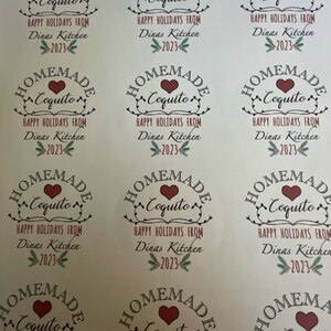 Coquito Labels • (holiday) • Personalized STICKERS • Holiday Gifts ...