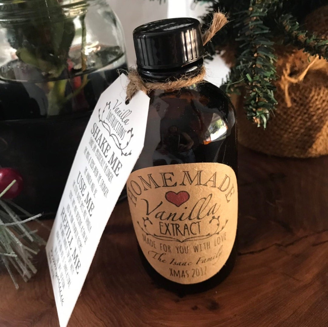 PRINTABLE Vanilla Tag W/rum • Size Large • Vanilla Instruction Tags ...