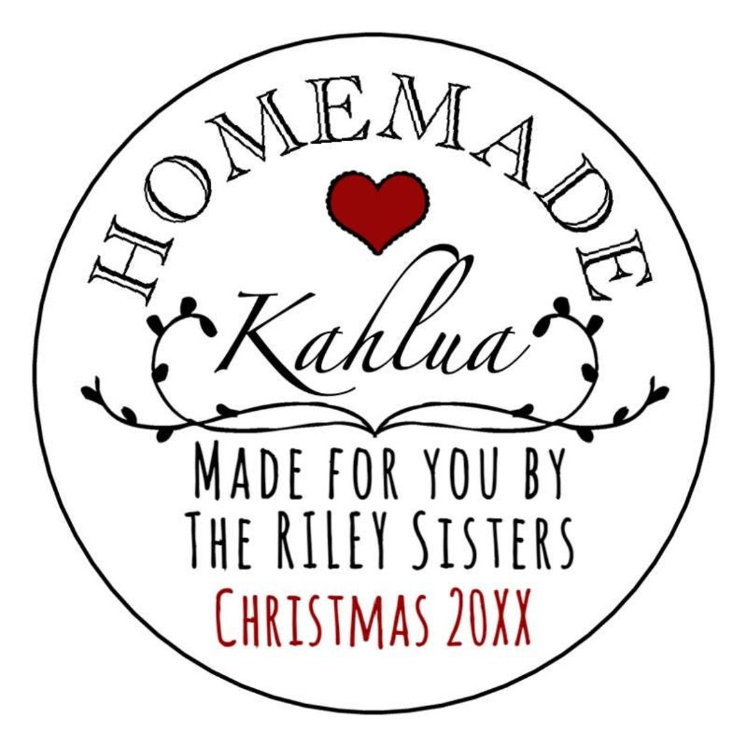 Kahlua Labels • Physical Labels • Personalized • Holiday Gifts ...