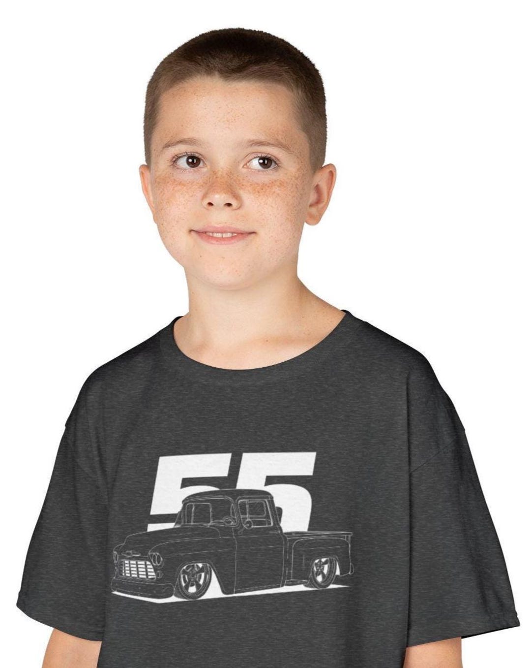Kids' '55 Chevy Truck T-shirt | Classic Restomod Graphic Tee for ...