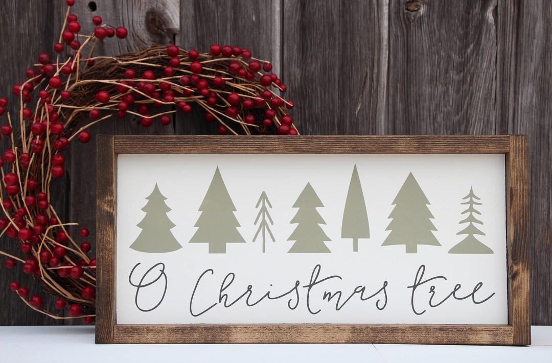 O Christmas Tree Sign Christmas Sign Christmas Decor Holiday Decor ...