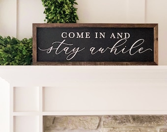 Foyer Welcome Sign - Etsy