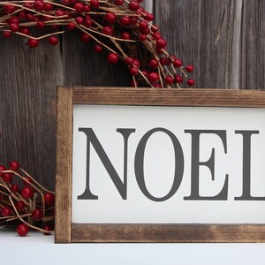 NOEL Sign, NOEL Painted Wood Sign, Christmas Wood Sign, Christmas Sign ...