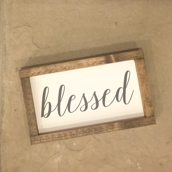 Blessed Sign - Etsy