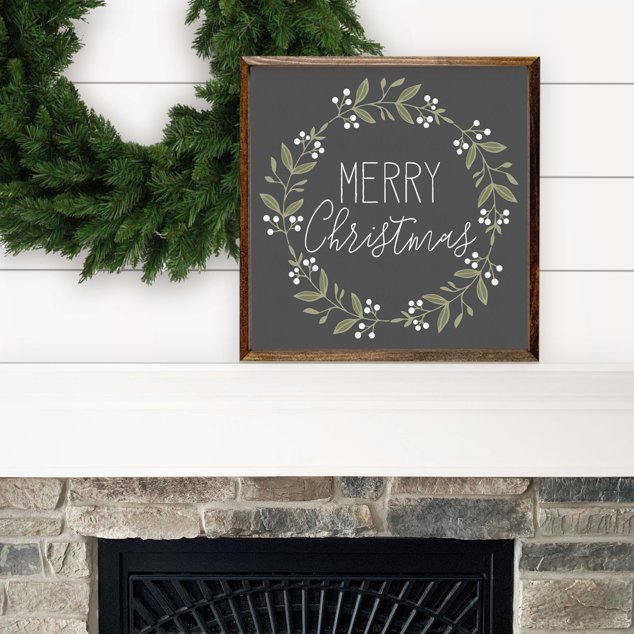 Christmas wood sign Painted wood sign Holiday sign Have a | Etsy