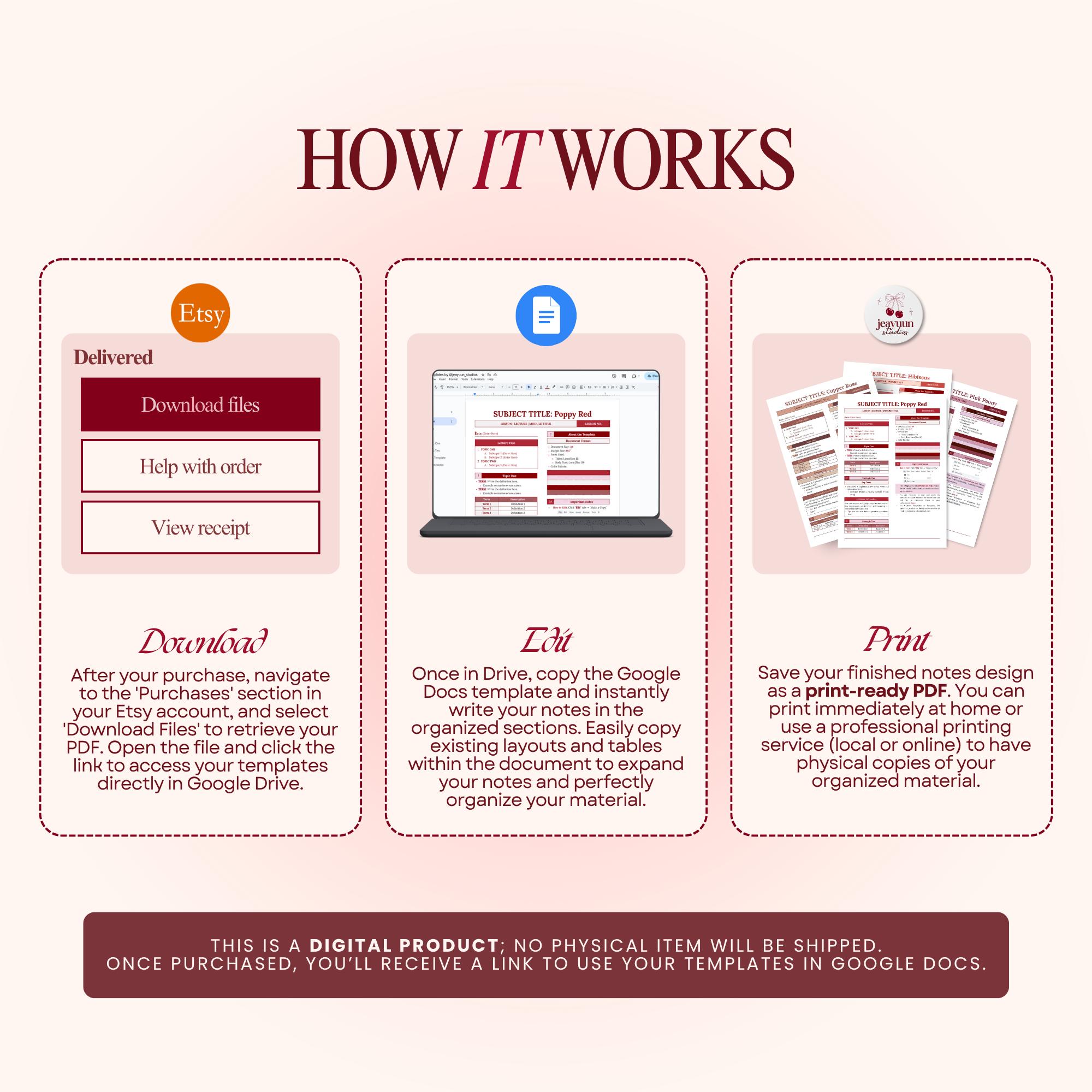 The Ultimate Study Notes & Reviewer Templates for Students (bundle of ...