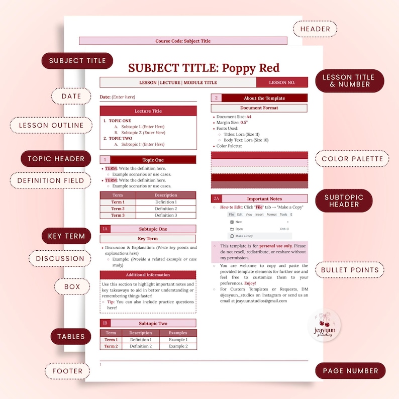 The Ultimate Study Notes & Reviewer Templates for Students (bundle of ...