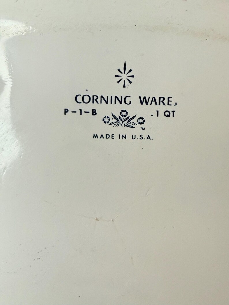 Set of Two Rare Vintage Blue Cornflower Corning Ware Casserole Dishes ...